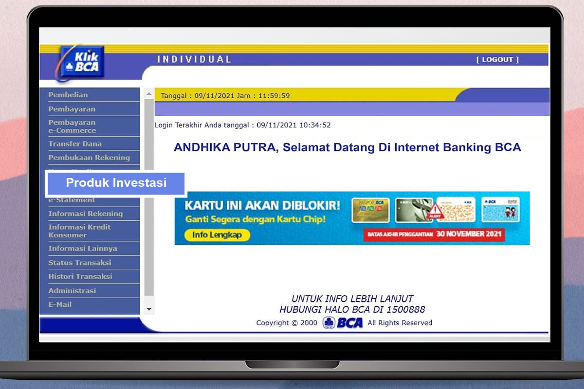 BCA - Monitoring RDN dan Informasi Saldo Efek Makin Mudah Lewat e-Banking BCA